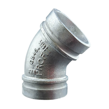 Profit Grooved elbow 45°
