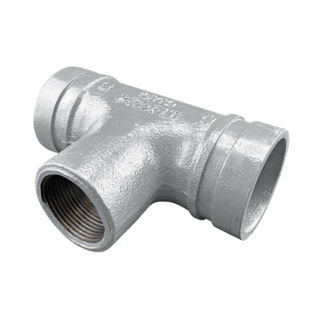 Threaded reducing tee