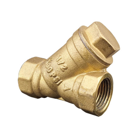 Brass Y-strainer for dry alarm valves